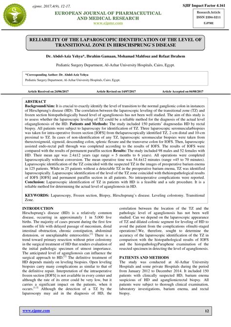 Pdf Reliability Of The Laparoscopic Identification Of The Level Of
