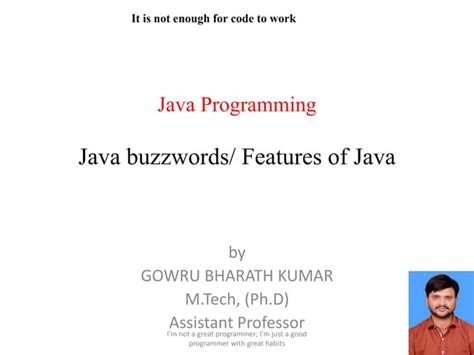 java buzzwords pptx