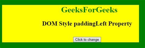 Html Style Paddingleft用法及代码示例 纯净天空