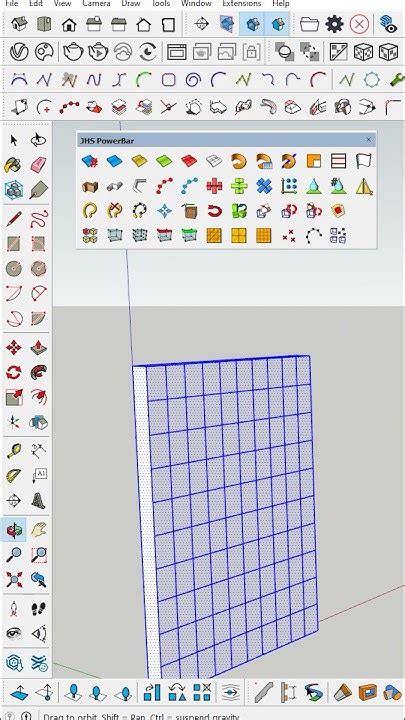 22 Making Rough Surface Wall In Sketchup Using Jhs Powerbar And Fractal Eroder Sketchup Youtube