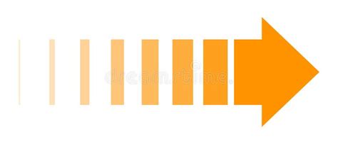 Orange Gradient Arrow Stock Vector Illustration Of Concept 321598985