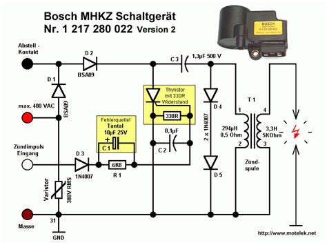 Motorradelektrik Datenbank Elektronische schaltpläne