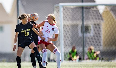 High School Girls Soccer Lone Peak Continues In Region Dominance In