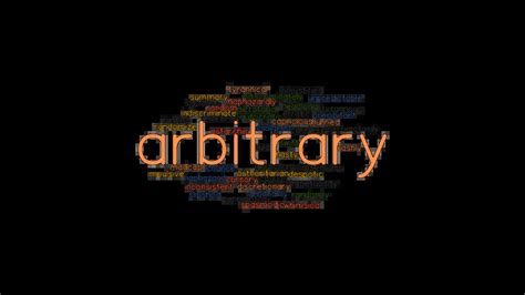 ARBITRARY Synonyms And Related Words What Is Another Word For