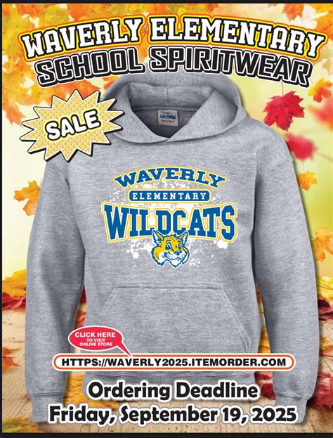 Waverly School Spirit Wear 2025 Waverly Elementary School Pta