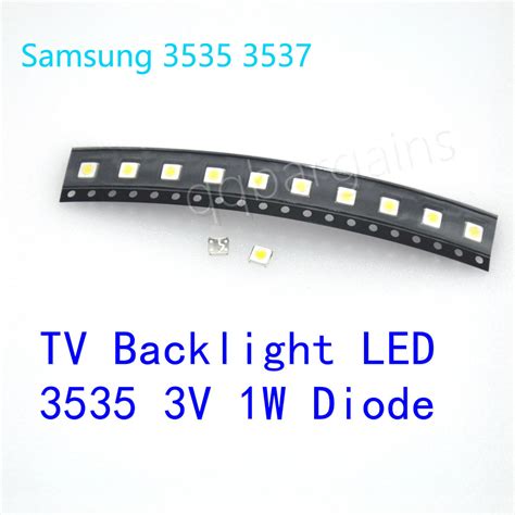 TV Backlight LED Diodes LED SMD 3535 3V Cool White Samsung Vizio LG RCA