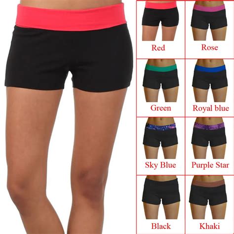 2018 Sexy Women Summer Sport Shorts Women Elastic Waist Short Shorts