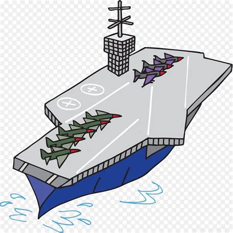 彩色航空母舰PNG图片素材下载 图片编号qmjxwrmp 免抠素材网