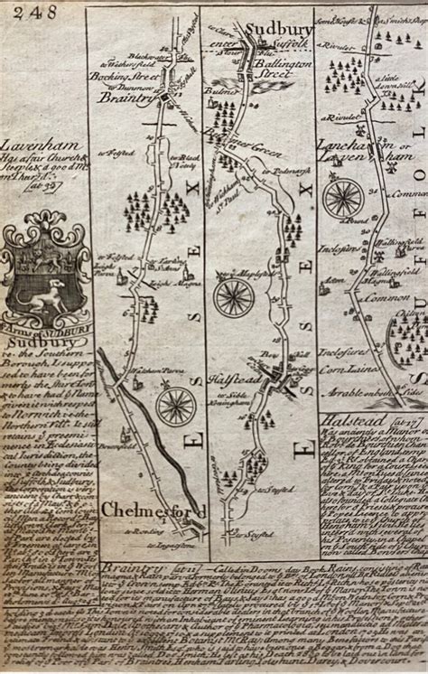 1720 Essex Road Map On Verso Trowbridge Gallery