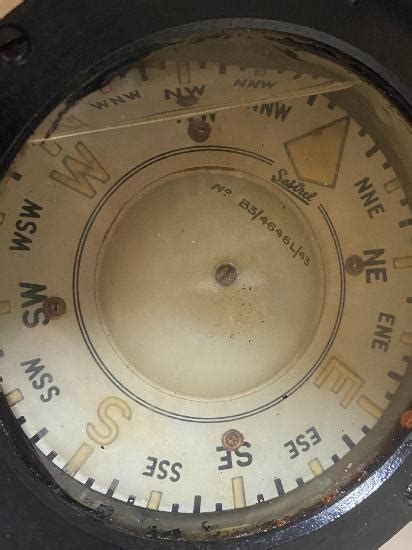 Ww2 British Sestrel Brass Boat Compass And Binnacle