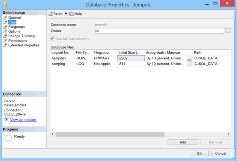 Move TempDB Files To Another Drive Steve Stedman