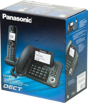 Радиотелефон Panasonic KX-TGF310RUM, серый металлик – купить в Ситилинк ...