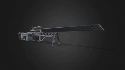 Sniper Rifle D Model By David Maldonado Carazo Dmaldonadoc Ed Sketchfab