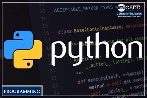 Best Python Training In Jalandhar Techcadd Computer Institute
