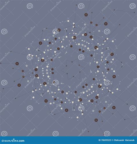 Abstract Bright Simple Technology Vector Background Connection