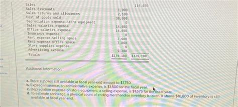 Solved Problem A Preparing Adjusting Entries And Income Chegg