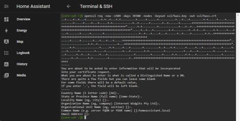 Add Ssltls Certificate To Homeassistants Web Interface Novamostra