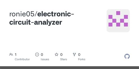 GitHub Ronie Electronic Circuit Analyzer