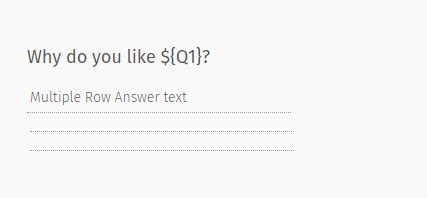 Text Piping How To Use Piped Text In Your Surveys QuestionPro