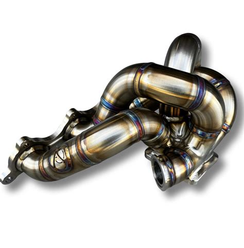 Archer Fabrications Evo 8 9 Manifolds And Hot Parts Af Billet Series Evo 8 9 Forward Facing T4