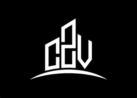 Premium Vector Letter Czv Building Vector Monogram Logo Design