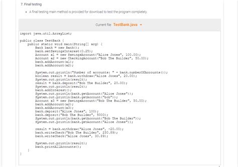 Solved Abstract Classes Inheritance Bank Application 200