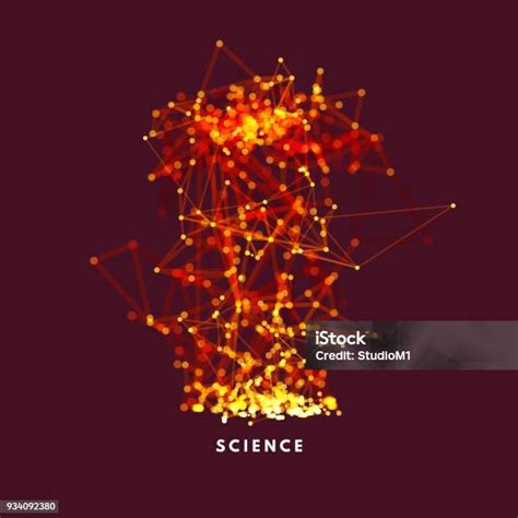 3 차원 연결 구조입니다 미래 기술 스타일입니다 과학 화학 또는 교육에 대 한 벡터 일러스트입니다 0명에 대한 스톡 벡터 아트 및 기타 이미지 Istock