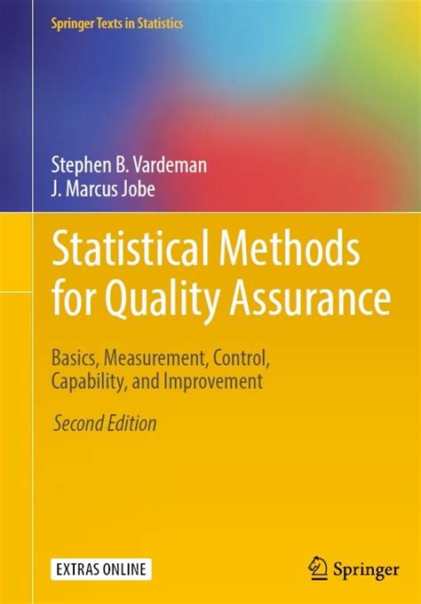 Statistical Methods For Quality Assurance Basics Measurement Control Capability And