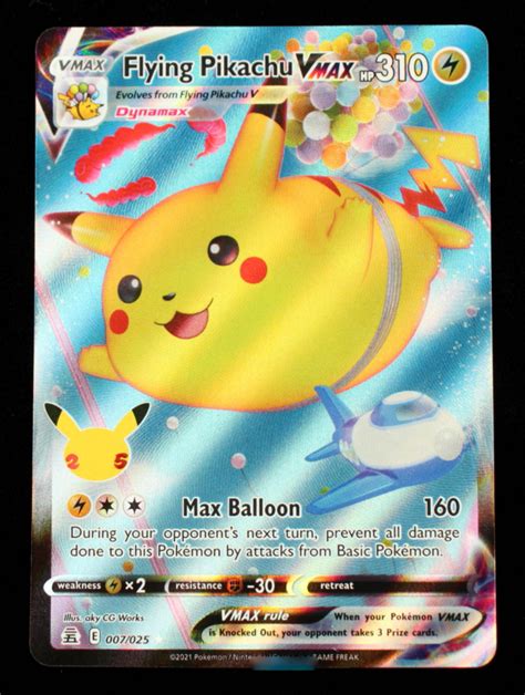 Flying Pikachu Vmax 2021 Pokemon Celebrations 7 Pristine Auction