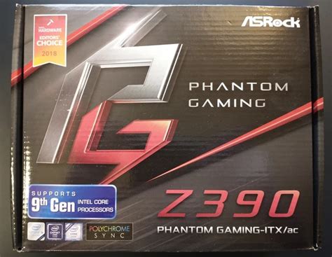 Asrock Z Phantom Gaming Itx Ac Motherboard For Intel Th Gen Picclick Uk