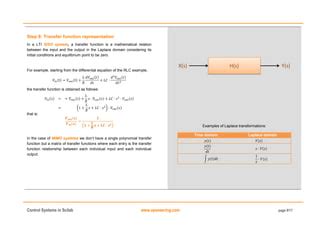 Introduction To Control Systems In Scilab Ppt