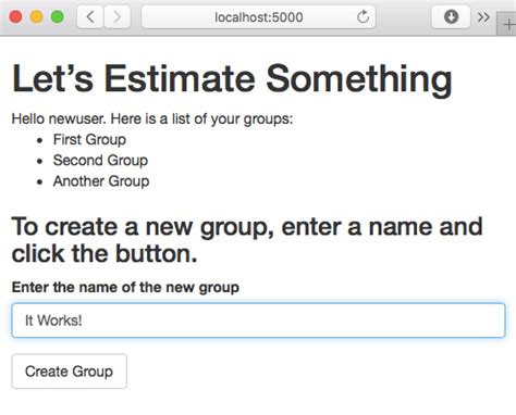 Listing And Creating Groups