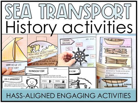 Hass History Sea Transport Boats Activities Interactive Notebook Year 2
