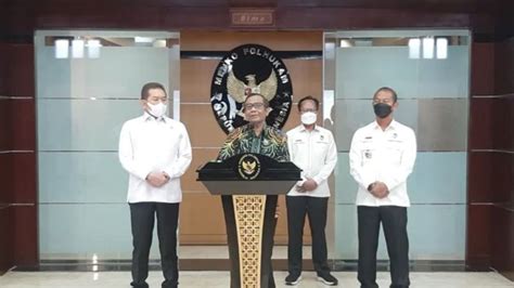 Mahfud MD Presiden Perintahkan Tuntaskan Kasus Dugaan Pelanggaran