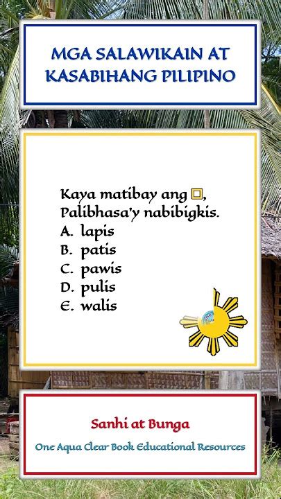 Mga Kasabihan Tungkol Sa Wika