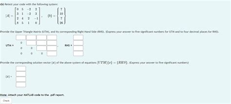 Solved Question Write A Matlab Code Called Gepivot That Chegg