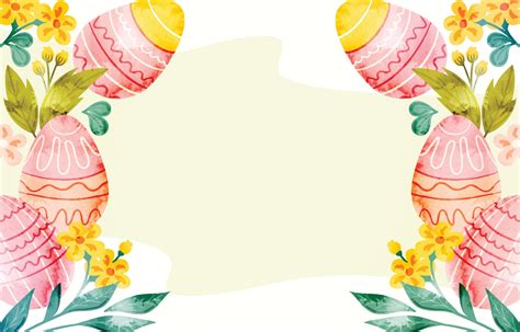 Watercolor Easter Eggs Background 1978484 Vector Art At Vecteezy