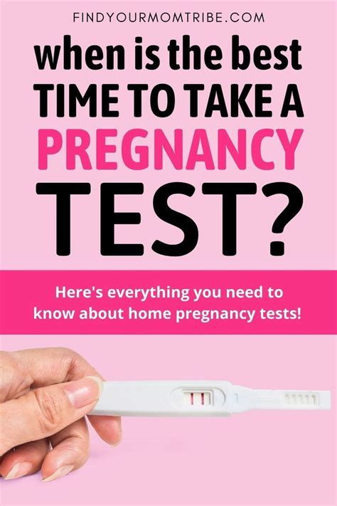 When Is The Best Time To Take A Pregnancy Test Artofit