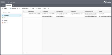 Integrate Airtable With Helpwise