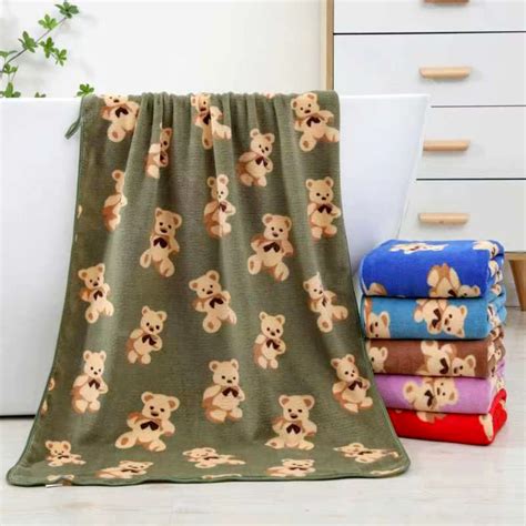 Jual Handuk Mandi Dewasa Jumbo 70x140cm Handuk Printing Bears