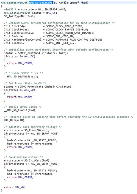 Using Sdmmc With Stm32l476 In 1 Bit Mode Stmicroelectronics Community