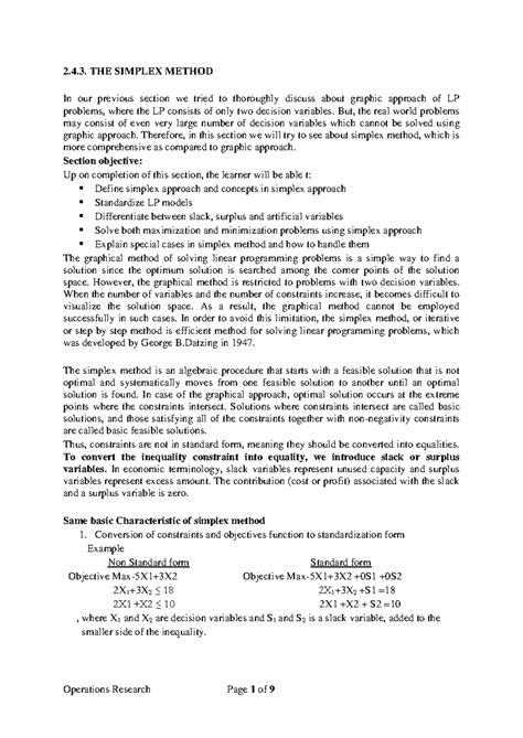 Ch 2 Part1 Lecture Notes Chapter 2 Part 1 Chapter Two Linear