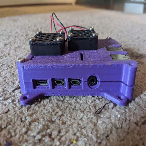 Free 3d File Raspberry Pi 4 Dual Fan Case With Pi Camera Mount And Dsi