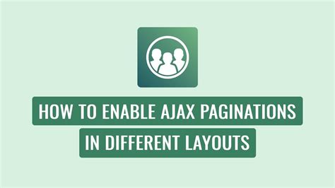Wp Team Pro How To Enable Ajax Paginations In Different Layouts Youtube