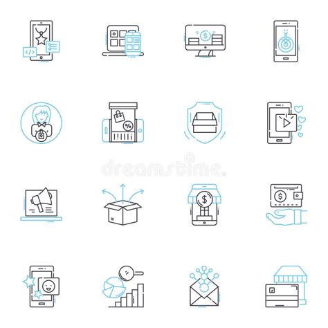 Mass Media Linear Icons Set Journalism Broadcasting News Media