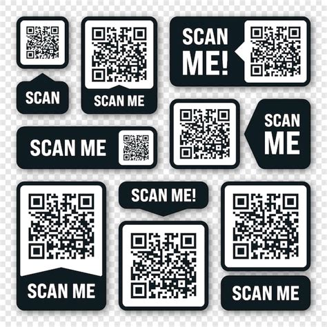 Premium Vector Scan Me Qr Code Sticker Online Payment Special Offer