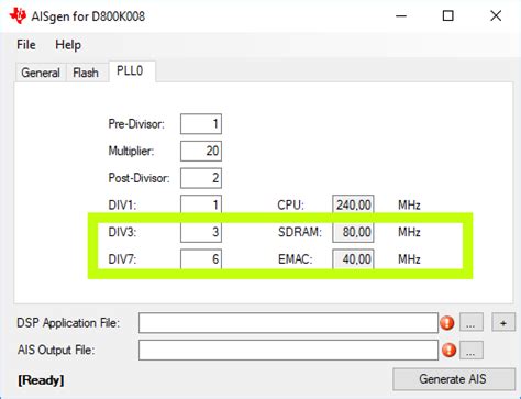 tms320c6748 which clock source to use and which sdram and emac