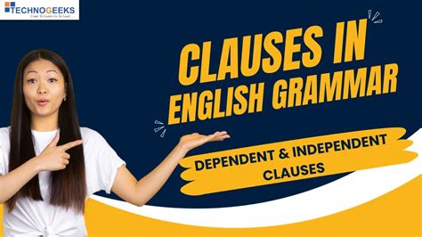 Clauses In English Grammar Independent Dependent Clauses