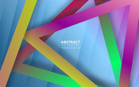 Premium Vector Abstract Triangle Shape Gradient Color Background