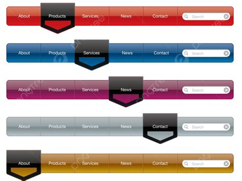 Navigation Menu Aqua Rollover Site Vector Aqua Rollover Site Png And